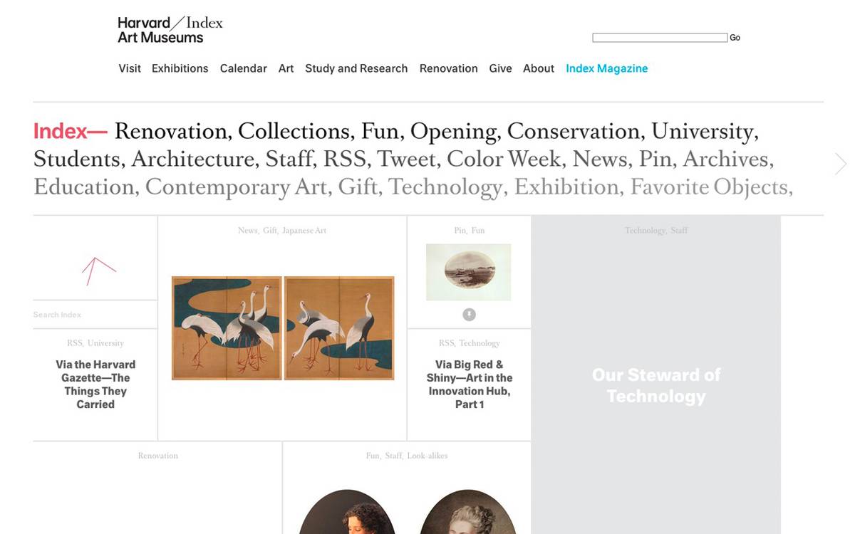 Harvard Art Museum: Index Magazine — Httpster