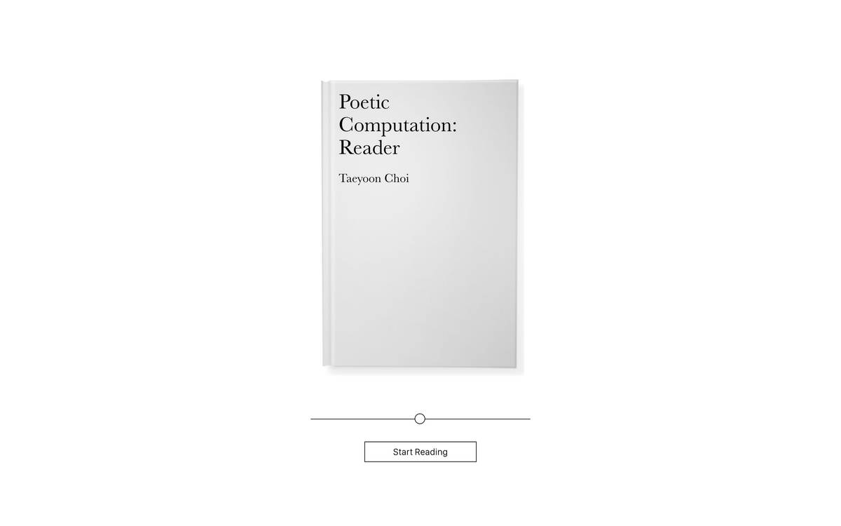 Poetic Computation: Reader — Httpster