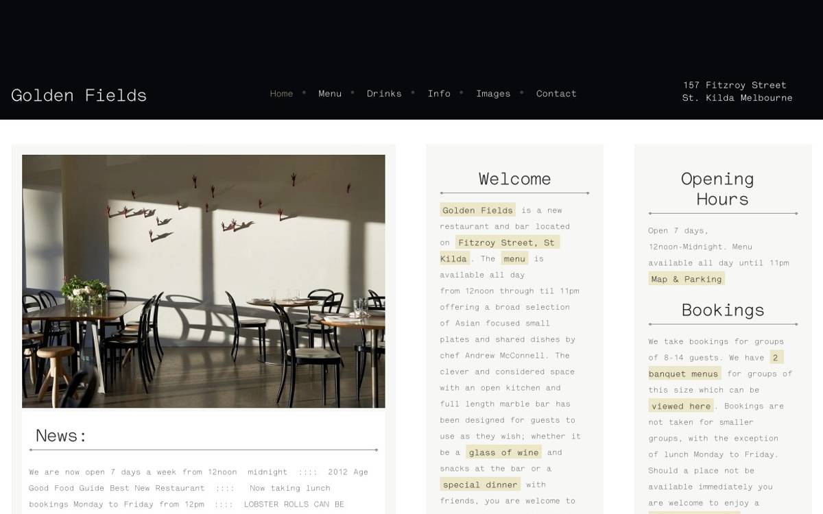 Golden Fields — Httpster