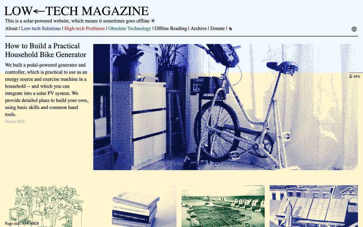 Low Tech Magazine Httpster
