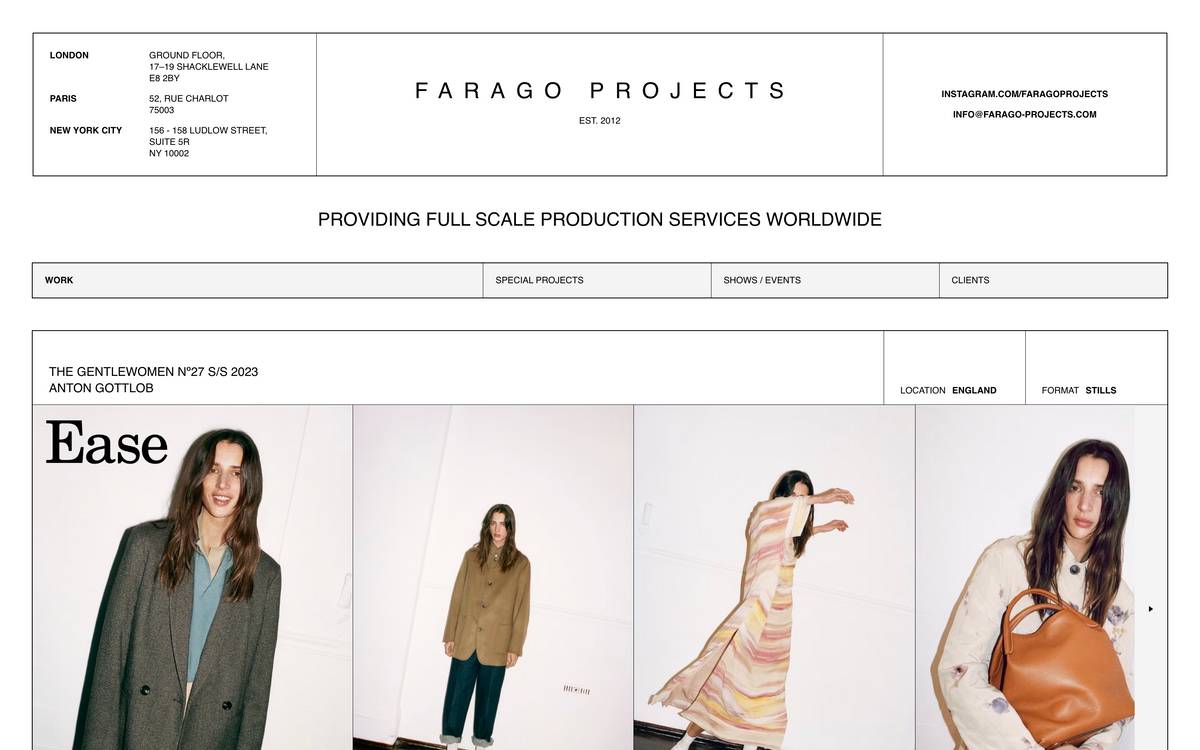Farago Projects — Httpster