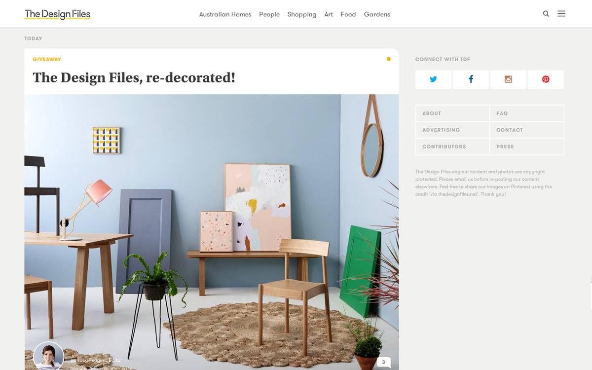 The Design Files — Httpster