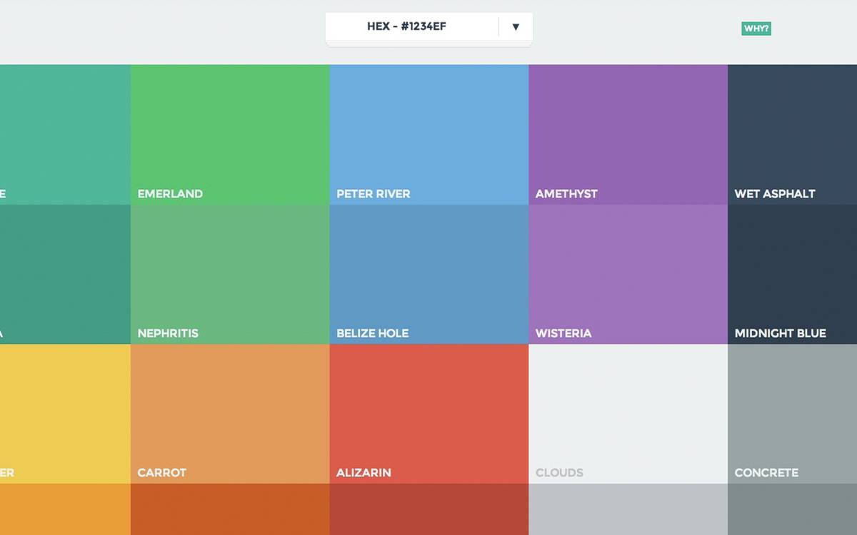 Flat UI Colours — Httpster