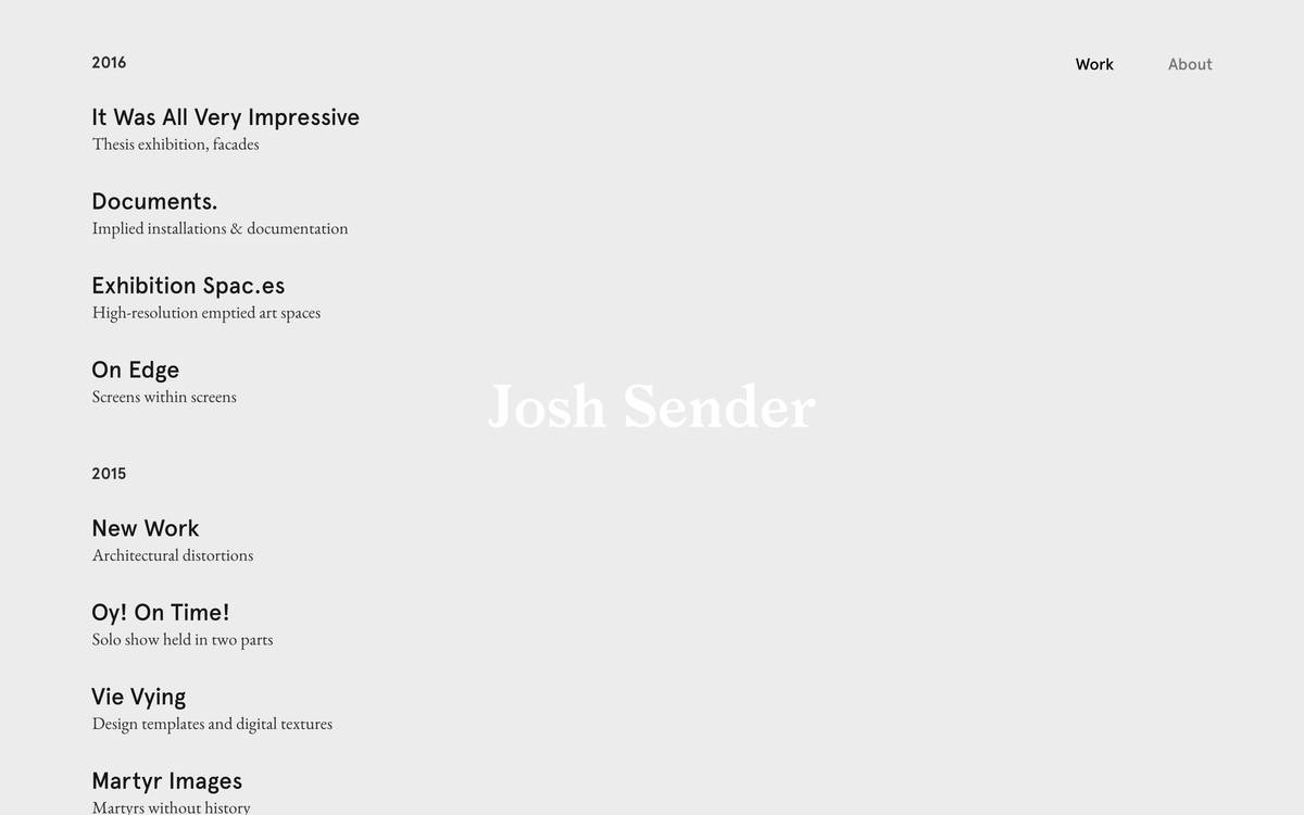 Josh Sender — Httpster