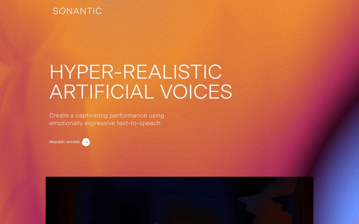 Sonantic — Httpster