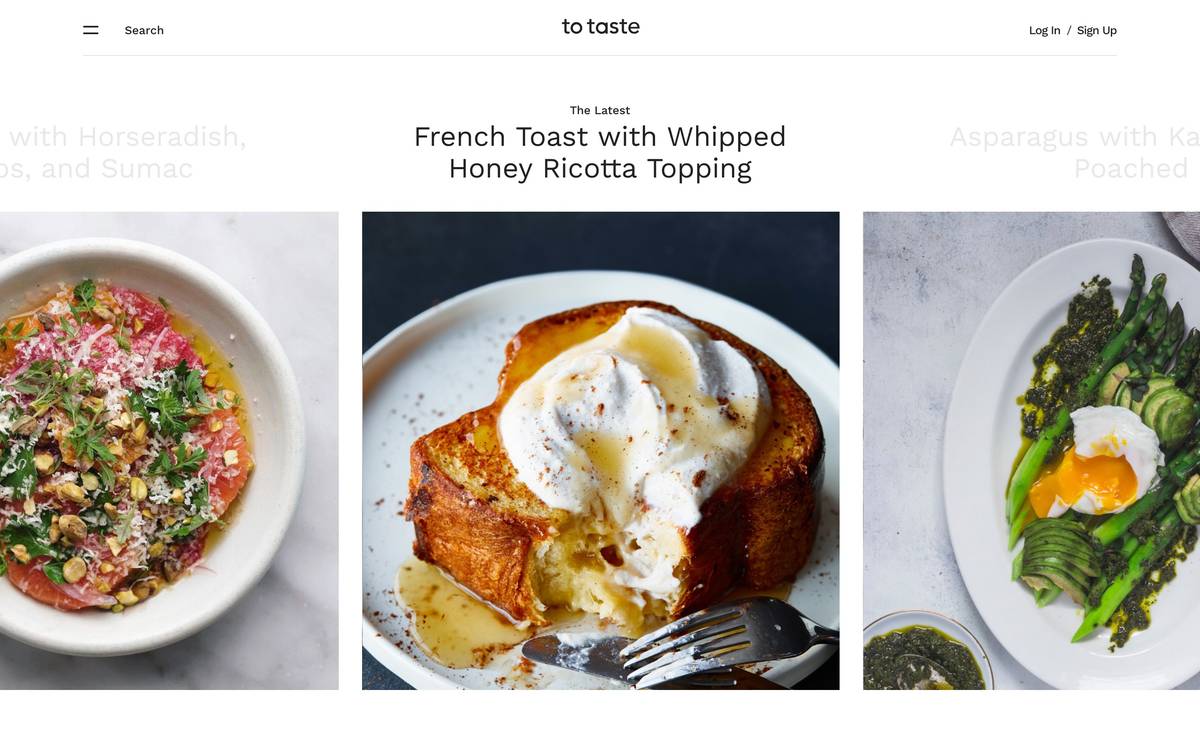 To Taste — Httpster