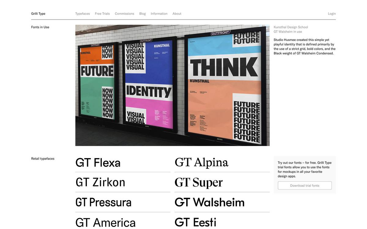 Grilli Type — Httpster