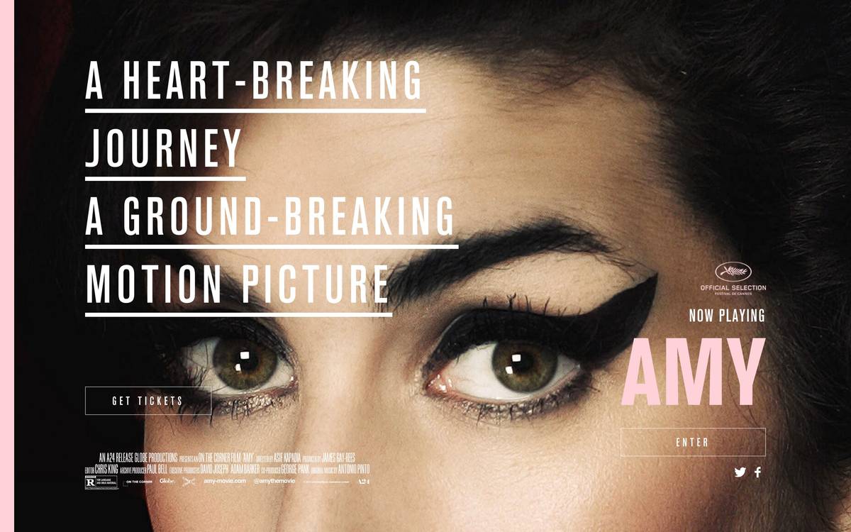 Amy — Official Movie Site — Httpster