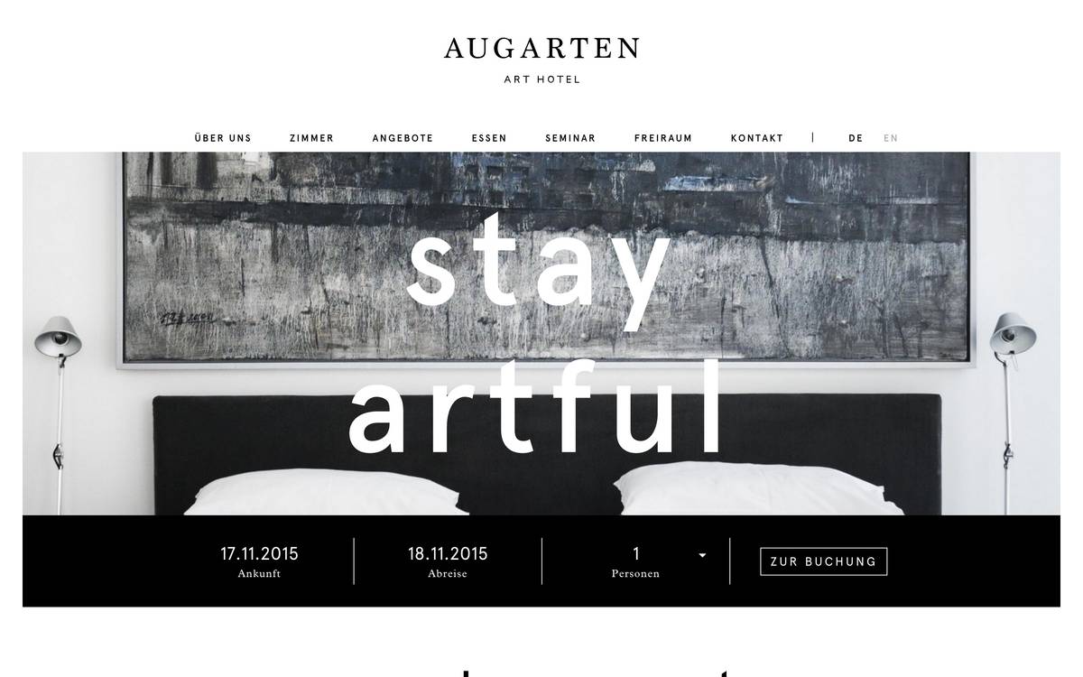 Augarten Art Hotel — Httpster