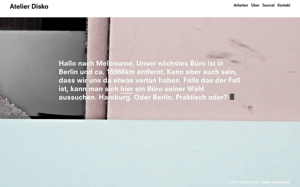 Atelier Disko — Httpster