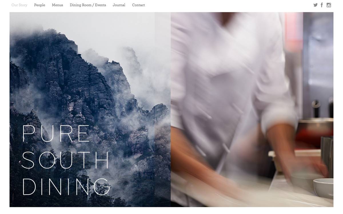 Pure South Dining — Httpster